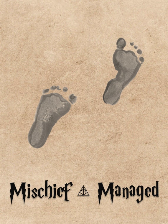 Mischief Managed Footprints