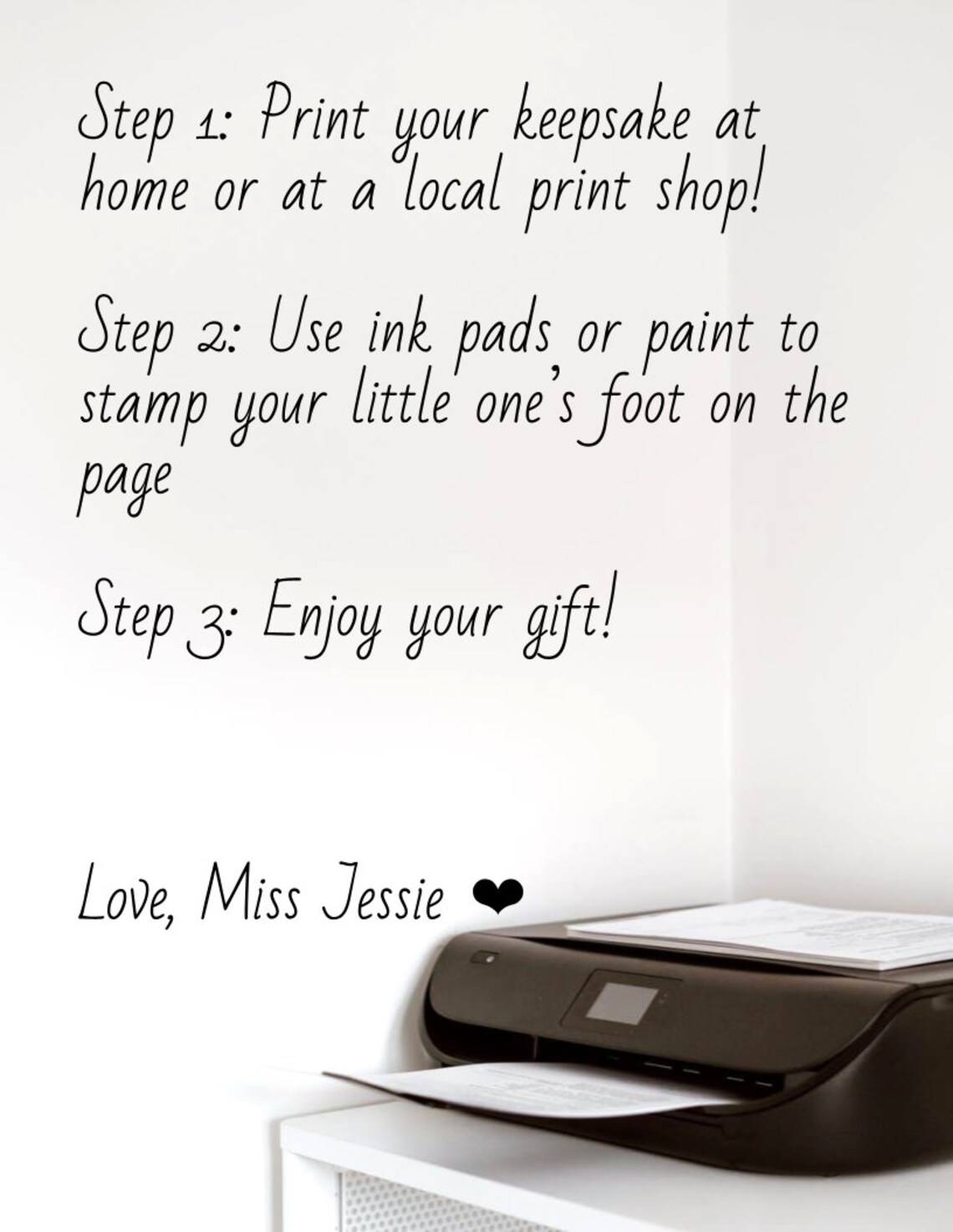 Printable Daddy Boot Footprint Gift, Printable Footprint, Baby ...