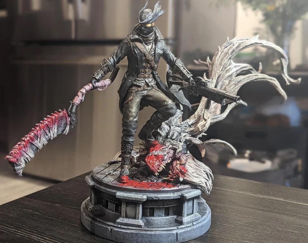 Bloodborne Figure, 12K SLA Bloodborne Hunter Figure, Bloodborne Eileen ...