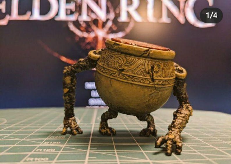 12K SLA Elden Ring Figure, Elden Ring Fan Art, Pot Boy Figure, Pot Boi ...