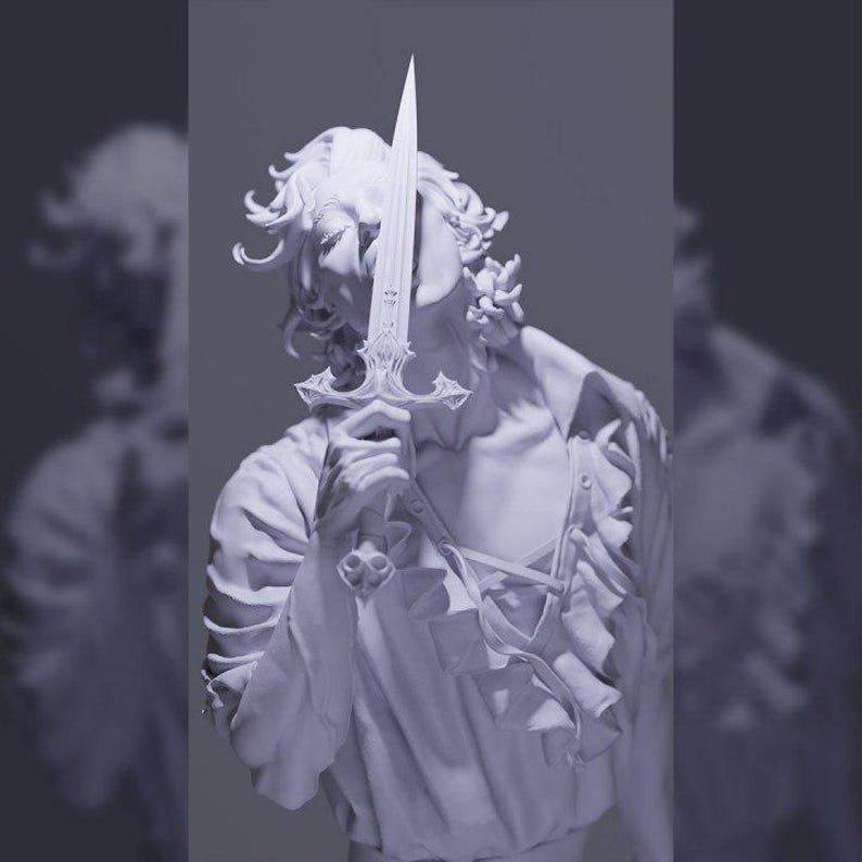 Astarion Baldur's Gate 3, Astarion Fan Art Figure, BG3 Figure, Dnd ...