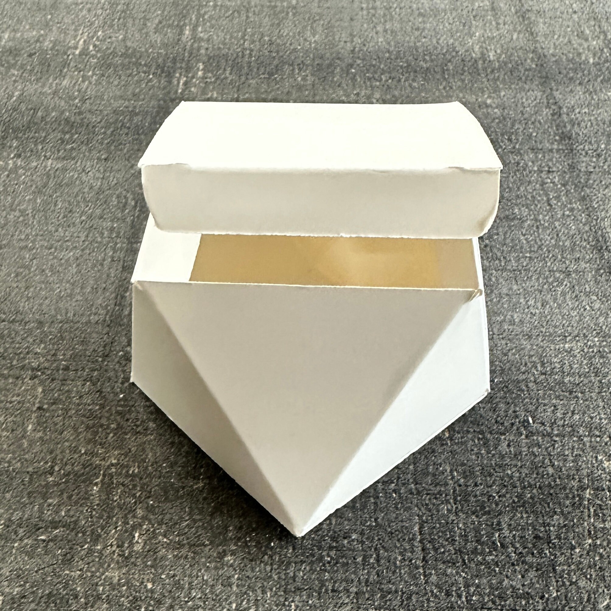 Geometric Box Template Angled Side Box Unique Shape - Etsy