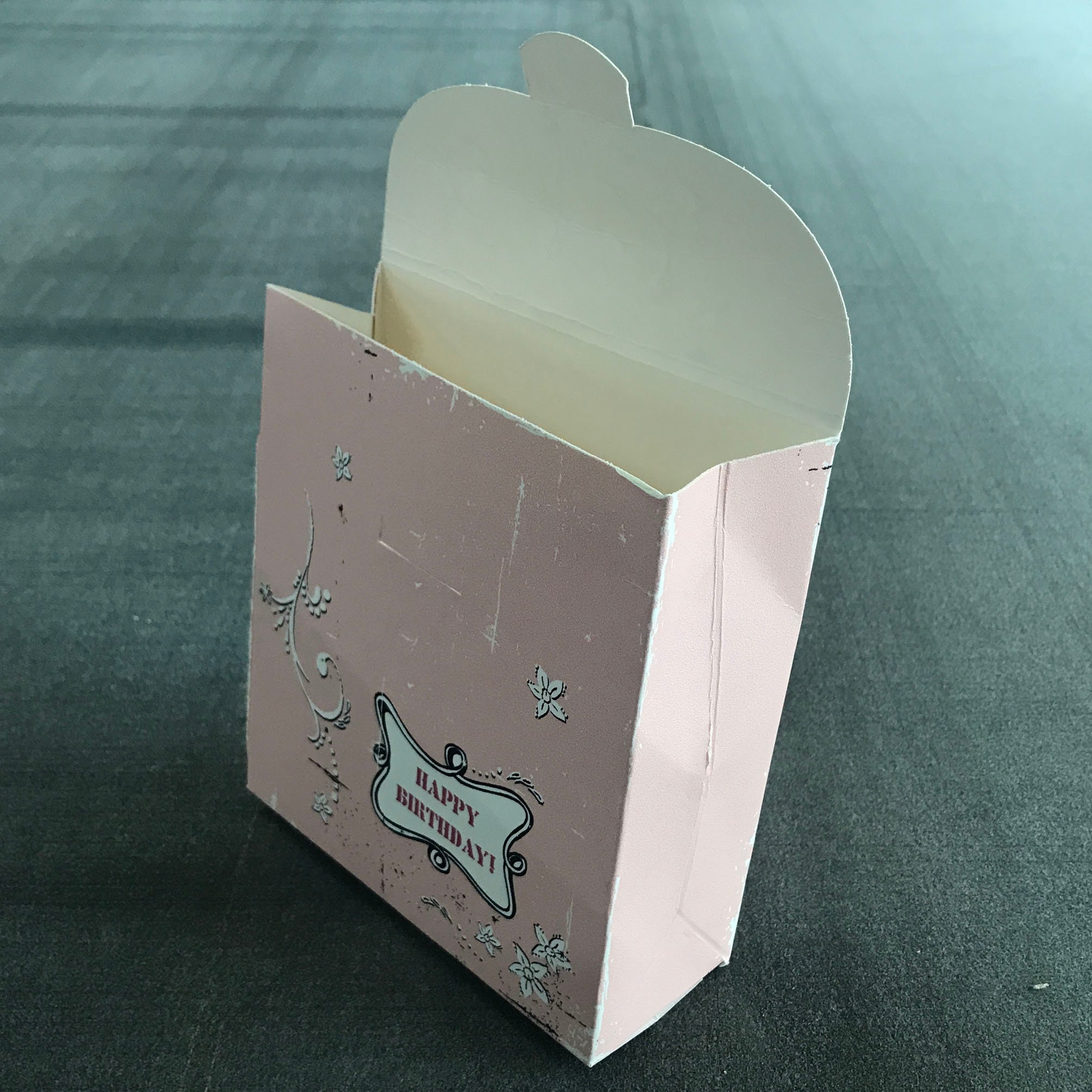 Birthday Gift Box,editable & Printable Box Template,svg Vector,cut File ...