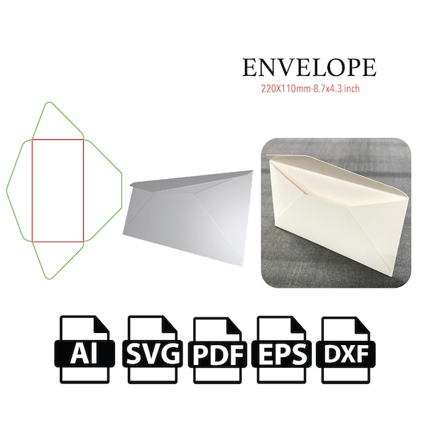 Envelope Svg File - Etsy
