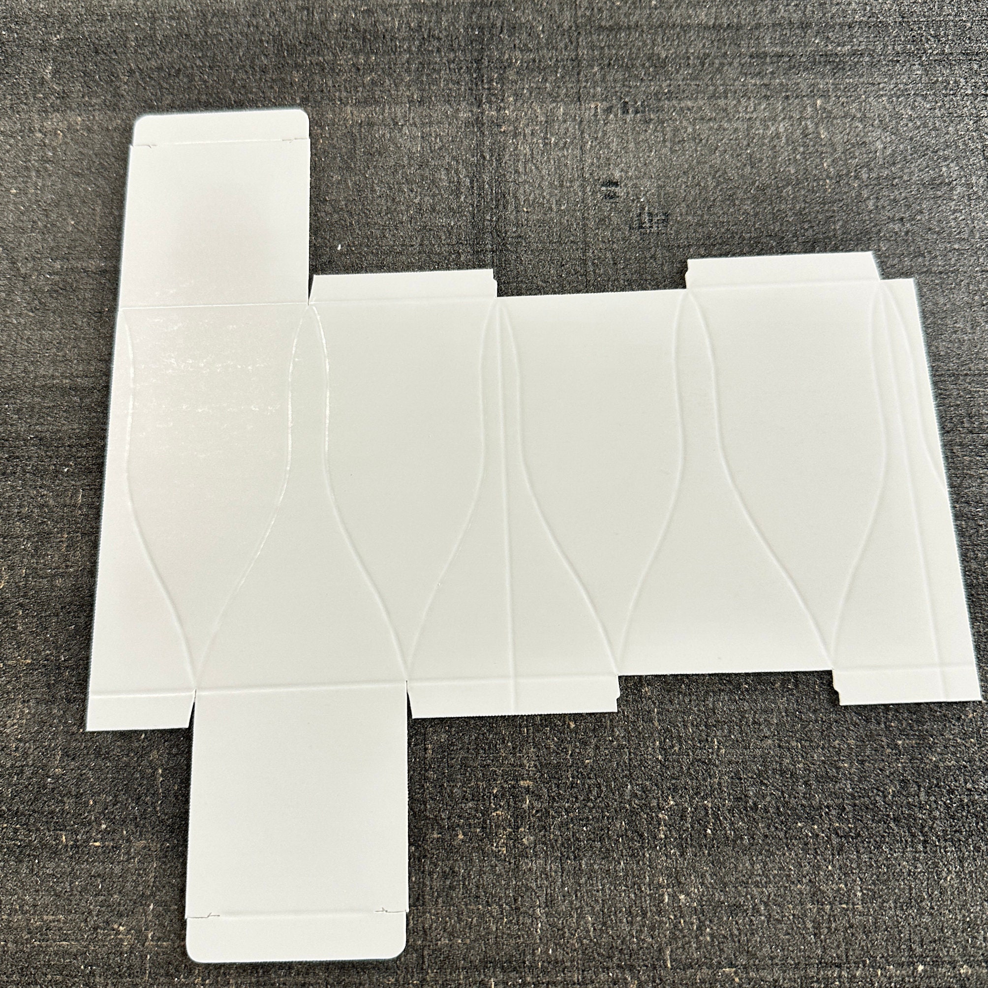 Curved Side Box Template,rectangle Gift Box,favor Box,wedding Gift Box ...