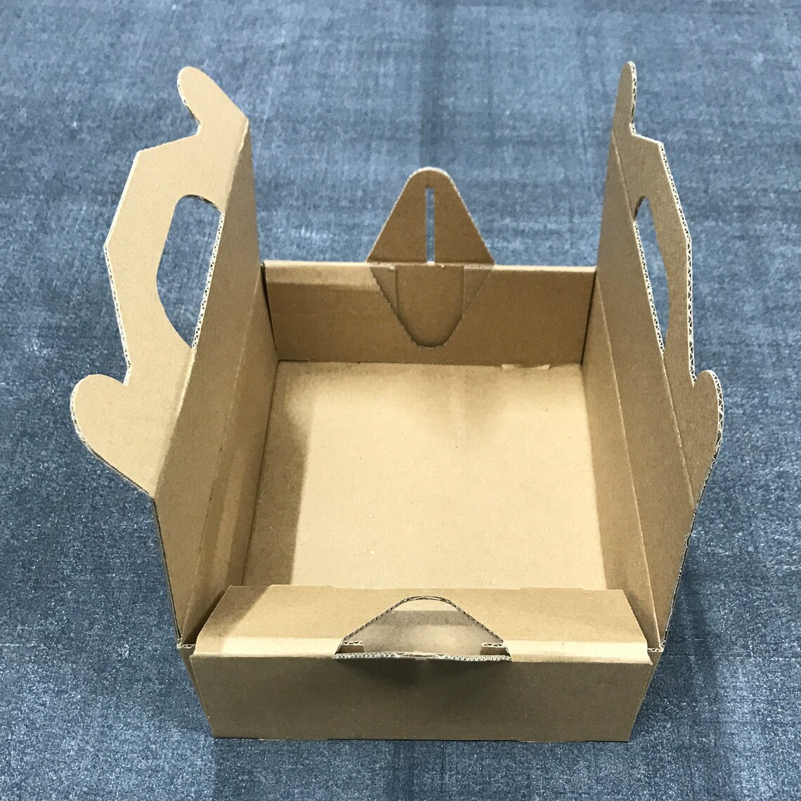 Gable Food Box With Handlepita Box Template SVG Cut File - Etsy