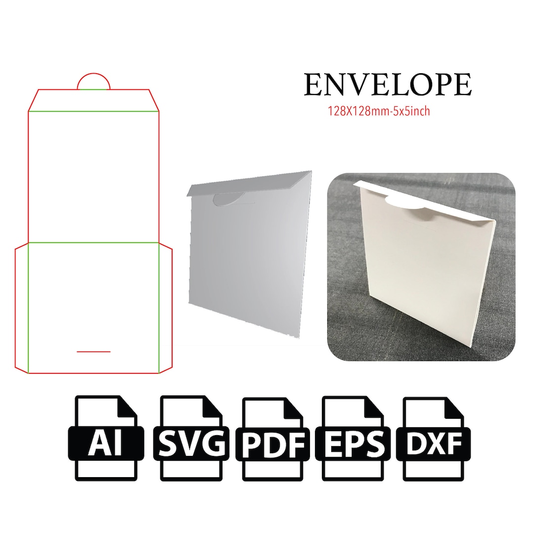 CD Case Template,cd Cover Template,envelope Svg,cut File Box Svg,for ...