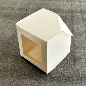 Chamfered Cube Box Template,square Gift Box,favor Box,wedding Gift Box ...