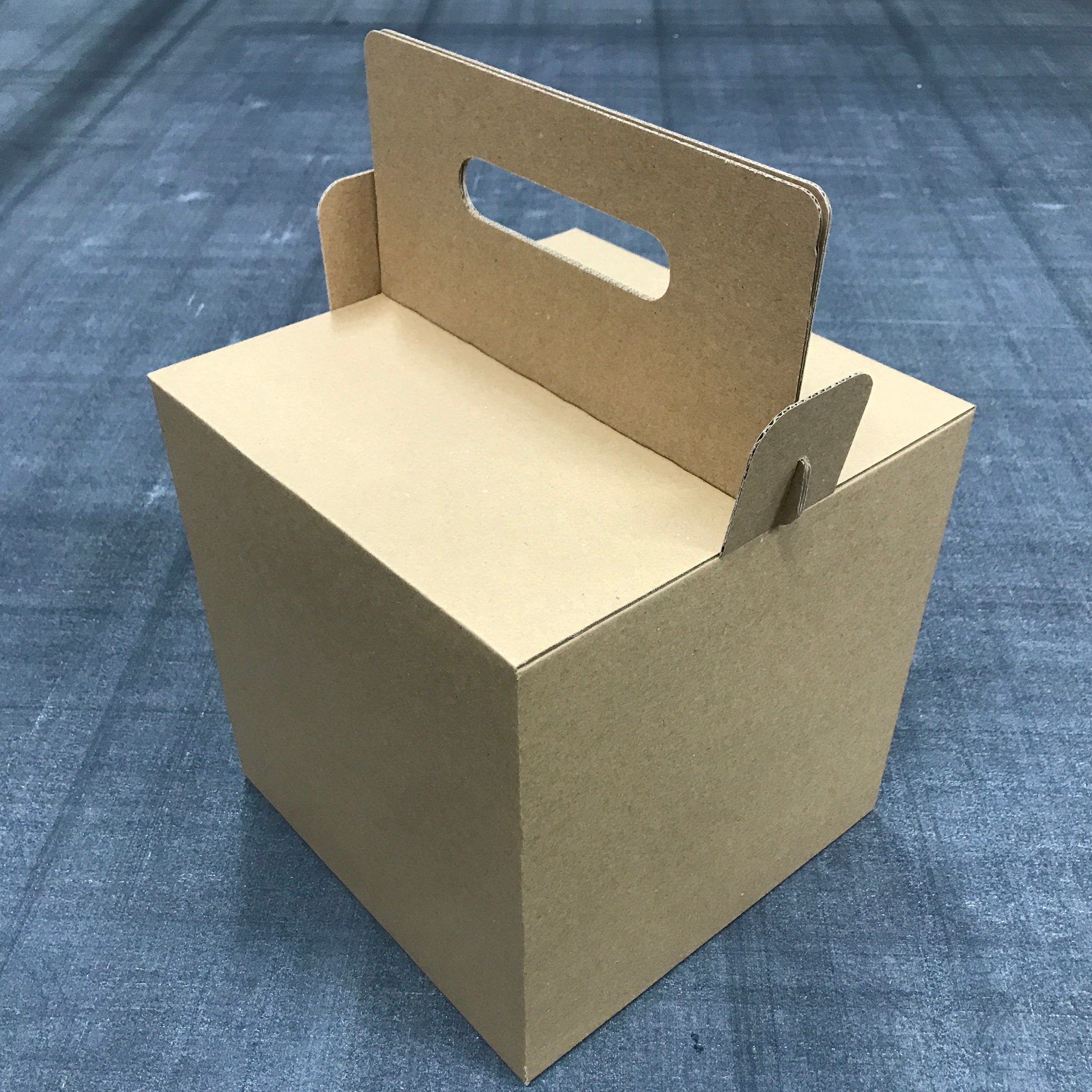 Carrying Box With Handle,template SVG, Cut File Box SVG, Packaging Box ...