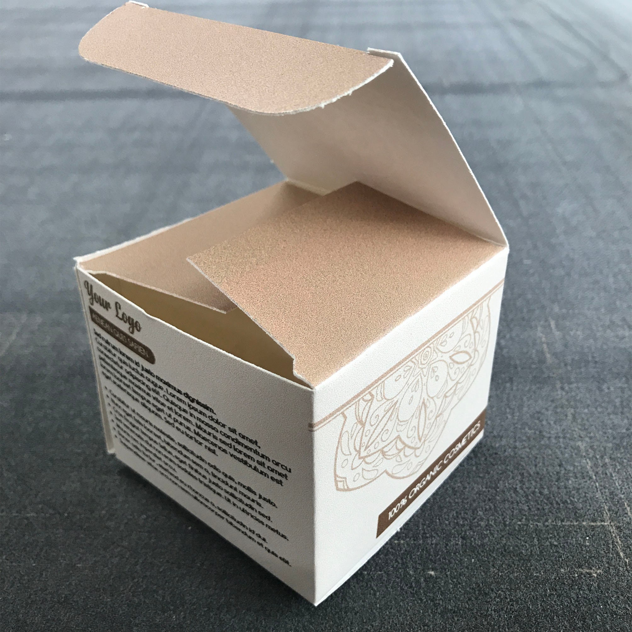 Square Cosmetic Box,editable & Printable Box Template,svg Vector,cut ...