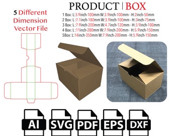Photo Frame,template SVG, Cut File Box SVG, Packaging Box SVG, Box ...