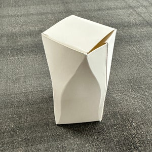 Curved Side Box Template,rectangle Gift Box,favor Box,wedding Gift Box ...