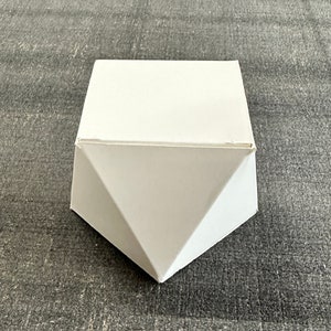 Geometric Box Template, Angled Side Box, Unique Shape Box,paper ...