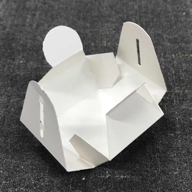 Square Mini Gift Box, Template SVG, Gift Box SVG, Party Favor Box ...