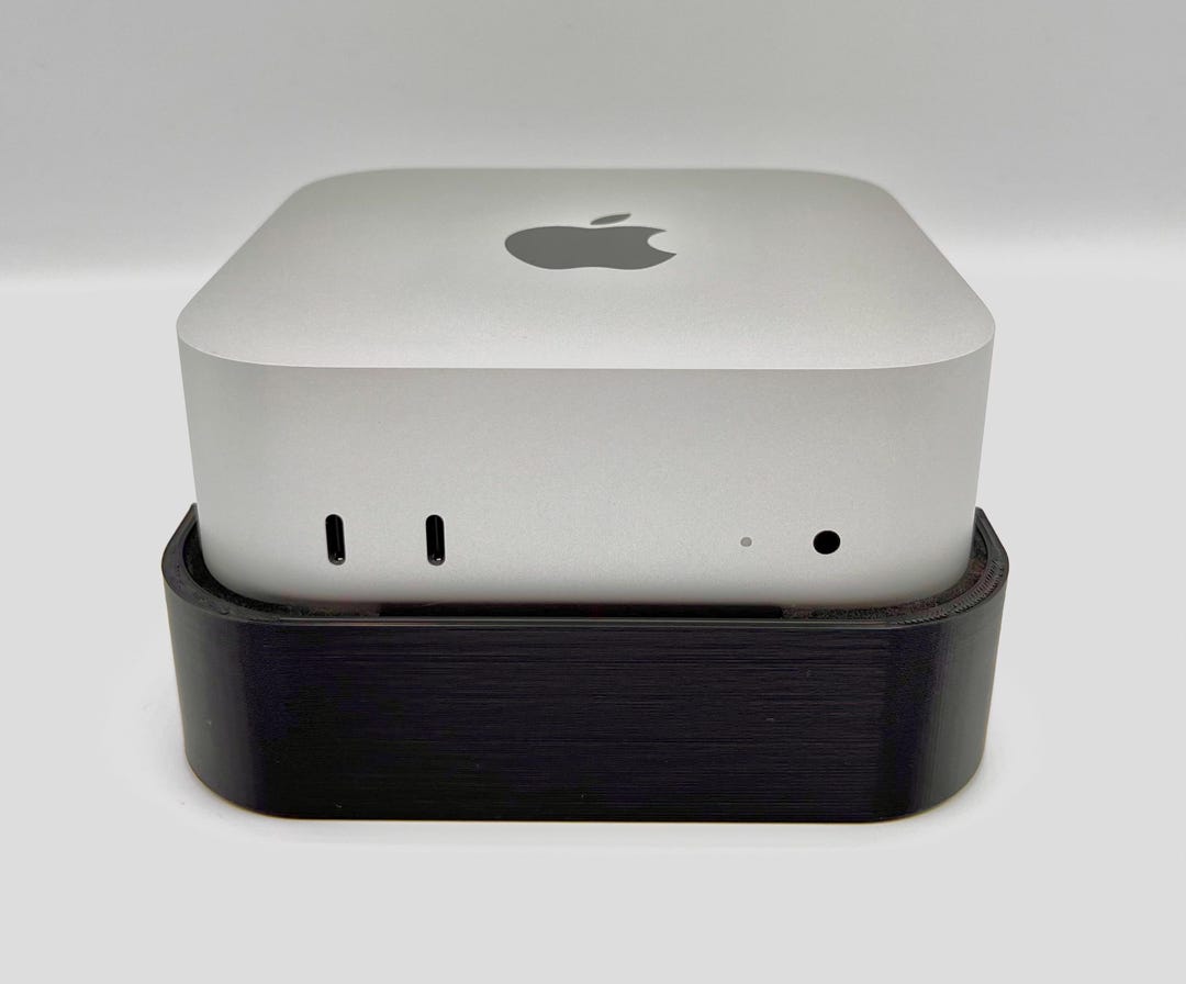 M4 Mac Mini Stand - Slide, Dust, Spills, Overheating Prevention Stand ...