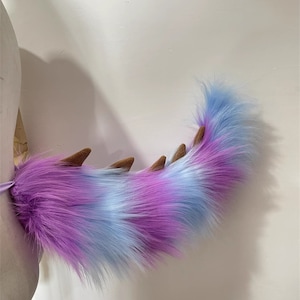 Handmade Cute Furry Monster Tails Devil Dragon Tails for - Etsy