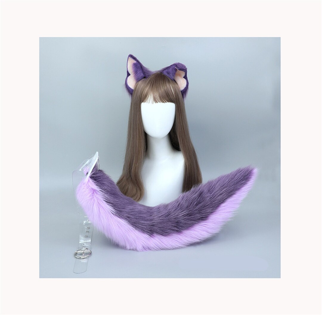 Animal Ears Fox Tail Dog Tail Set Cosplay Animal Ears Tail - Etsy