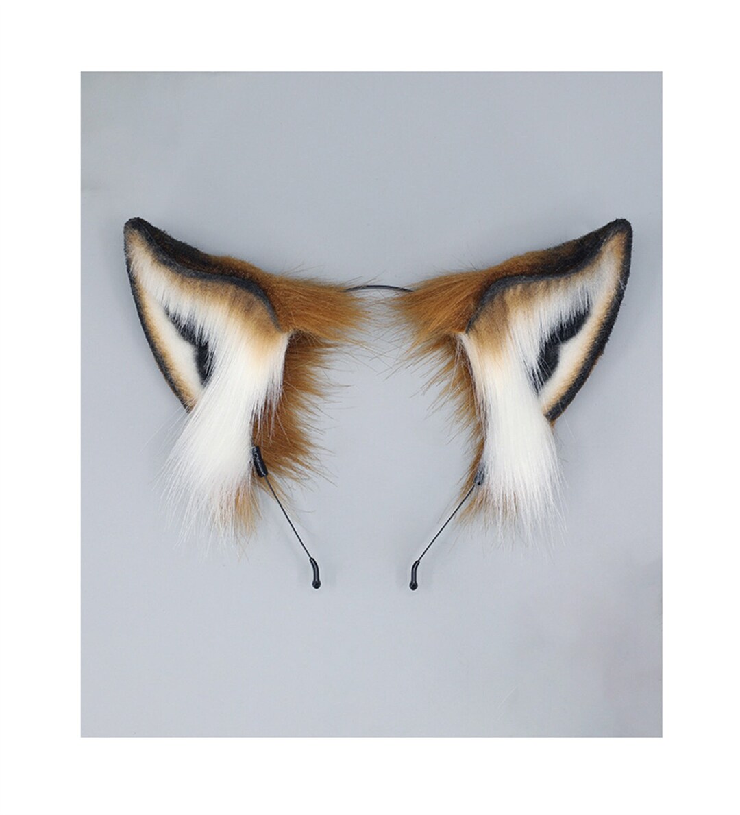 Handmade Fox Ears Headband for Cosplay Fox, Furry Faux Fur Fox Ears ...