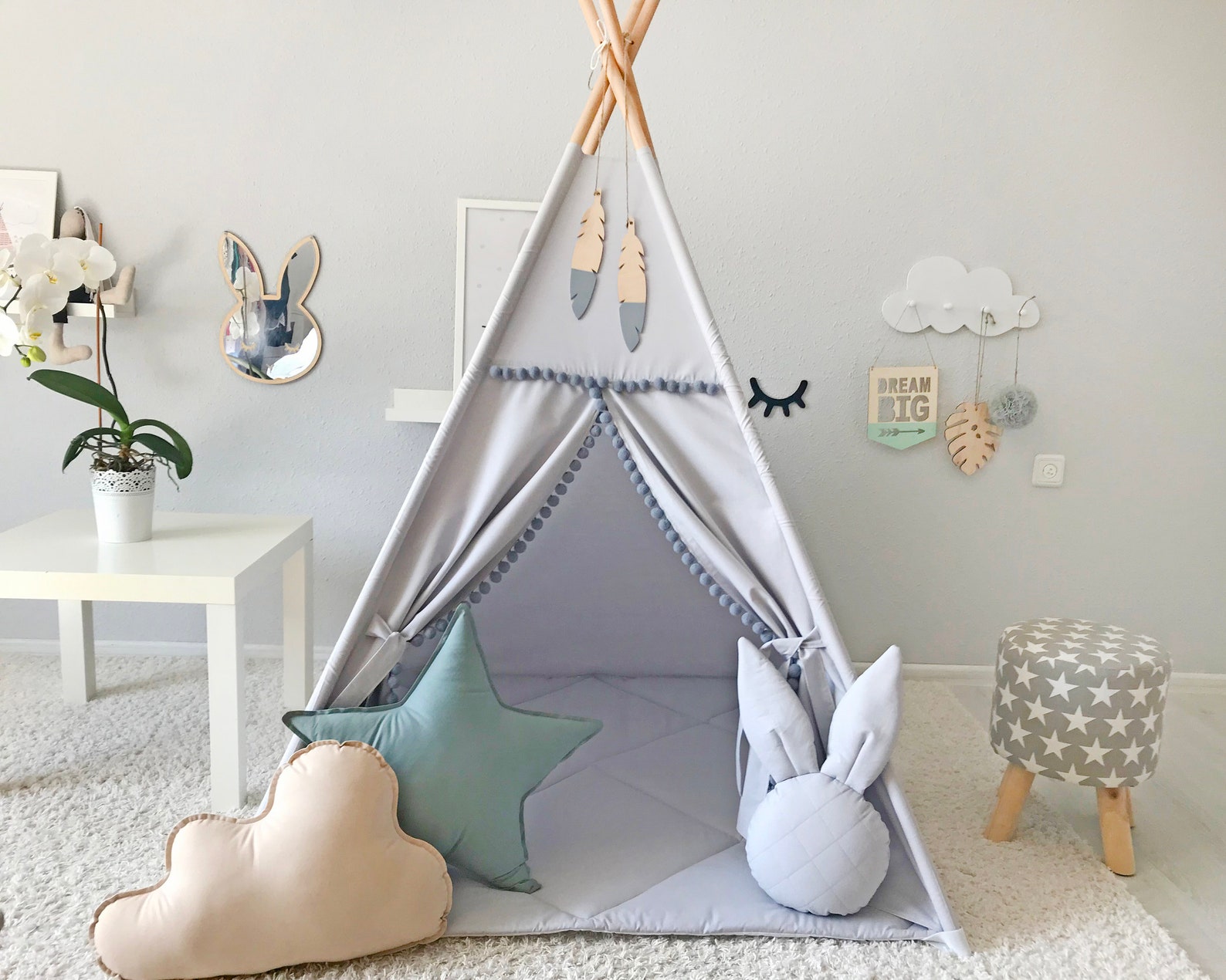 Kids Teepee Teepee Teepees for Kids Play Tent Tipi Zelt - Etsy