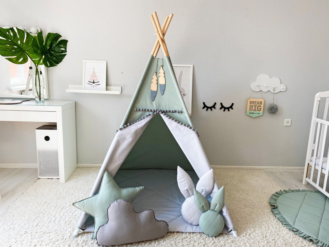Kids Teepee Teepee Teepees for Kids Play Tent Tipi Zelt - Etsy