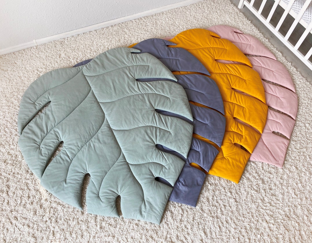 Teepee Mat, Woodland Play Mat, Baby Play Mat, Monstera Play Mat, Baby ...