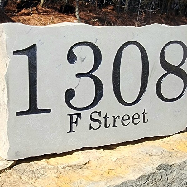 Address Rock - Etsy