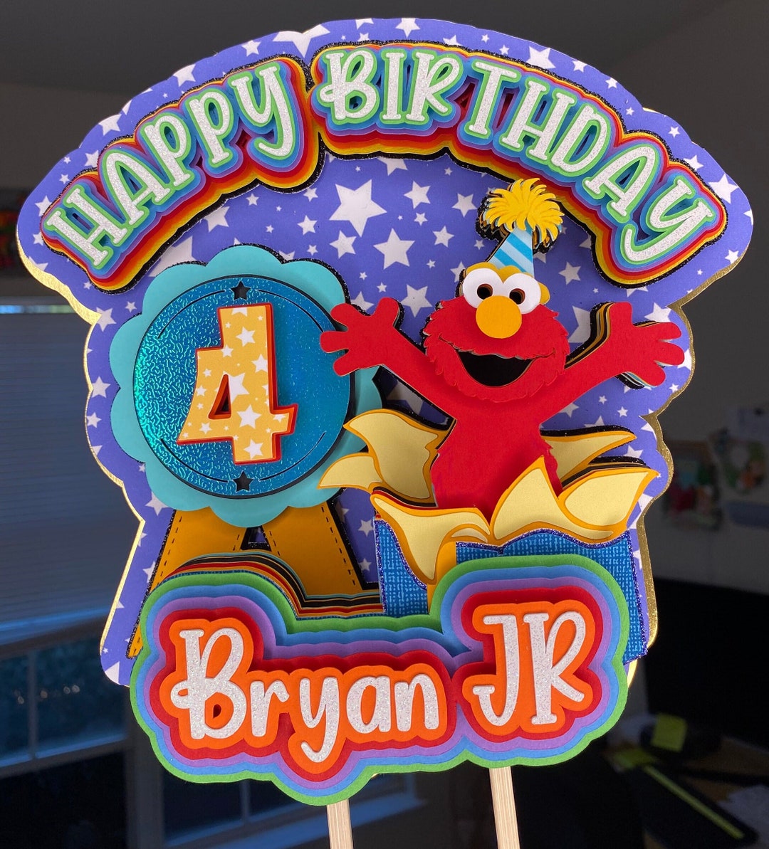 Elmo Caketopper Elmo Party Elmo Birthday Elmo Party Decor - Etsy