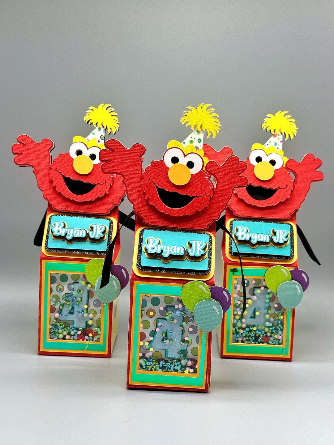 Cajas de dulces de Elmo, cajas de sabor de Elmo, fiesta de Elmo ...