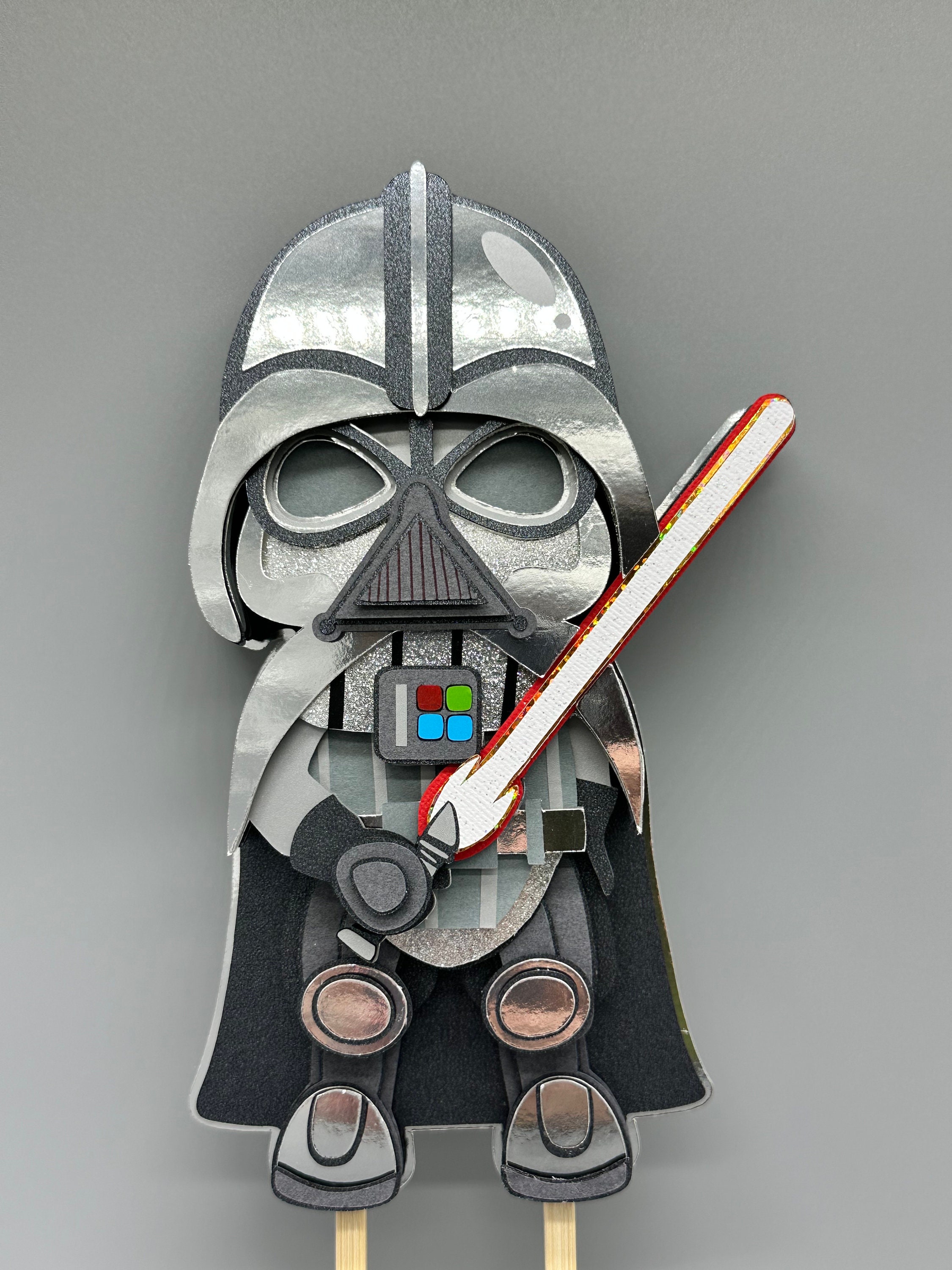 Darth Vader Cake Topper Darth Vader Party Darth Vader Party - Etsy