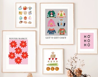 Christmas Poster Bundle - Etsy