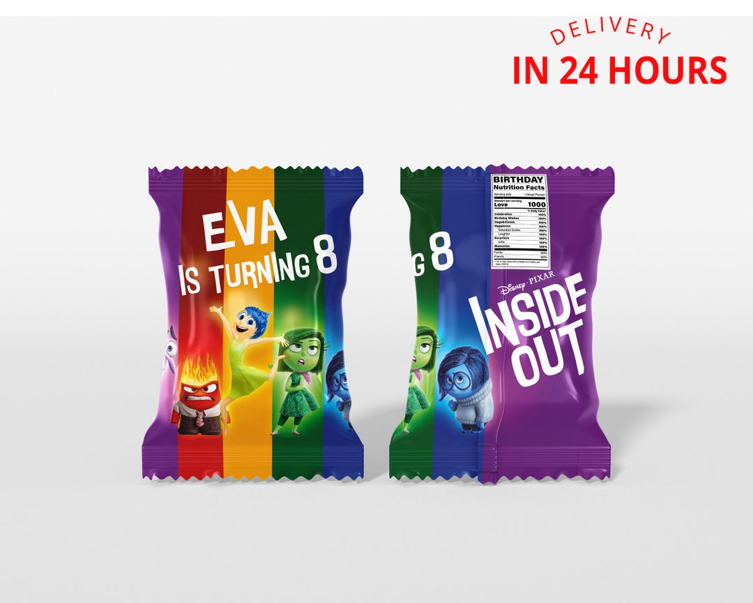 Inside Out 2 Printable Chips Bag Chips Bag Label, Printable Chips Bag ...