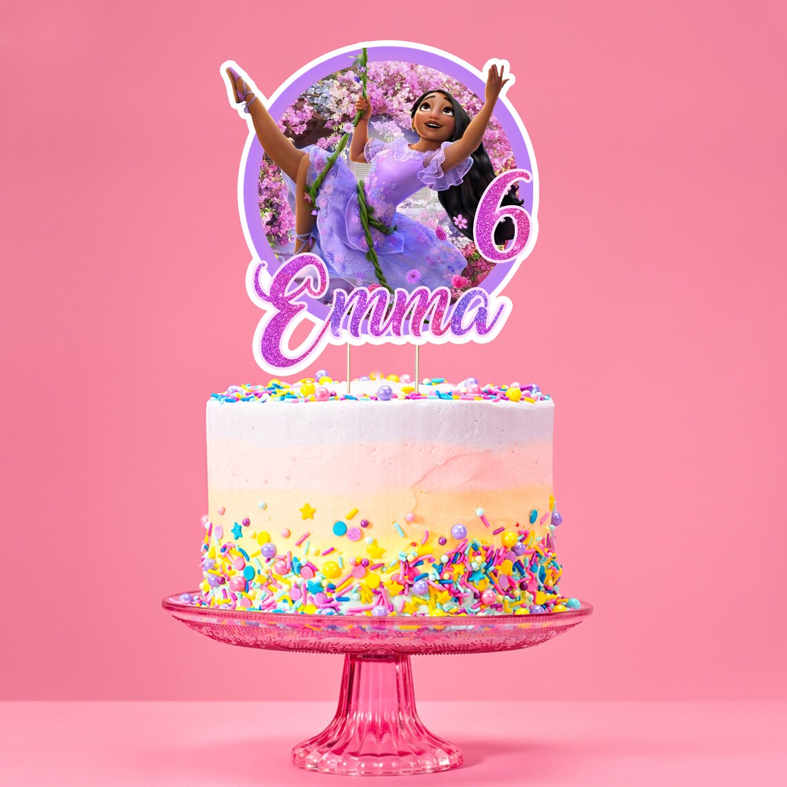 Printable Isabella Encanto Cake Topperencanto Birthday Party - Etsy