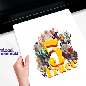 Printable Sing 2 Party Cake Topper,sing 2 Birthday Cake Topper,birthday ...