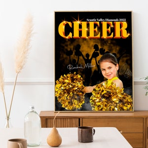 Sports Poster Cheer Get Your Own Collage Cheerleader Poster From Your ...