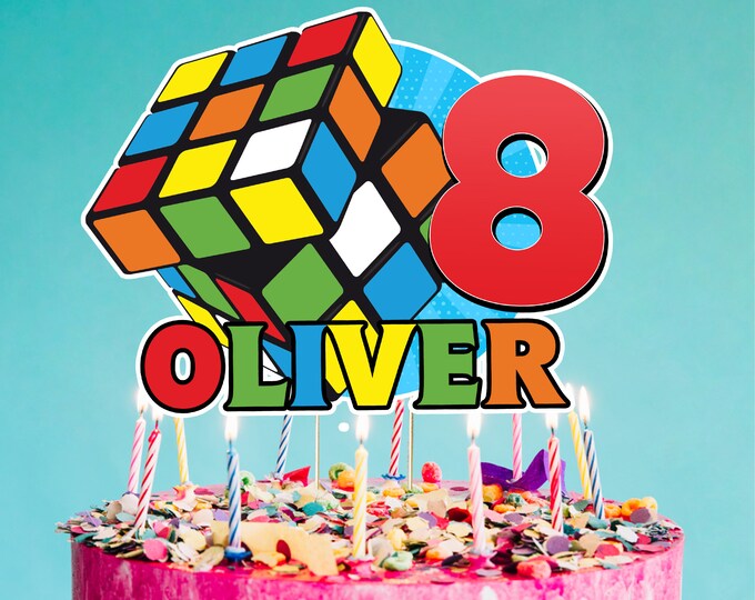 Retro Rubik's Cube Stickers, 24 Pack : FREE SHIPPING - Etsy