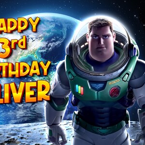 Buzz Lightyear Backdrop,buzz Lightyear Birthday Backdrop,buzz Lightyear ...