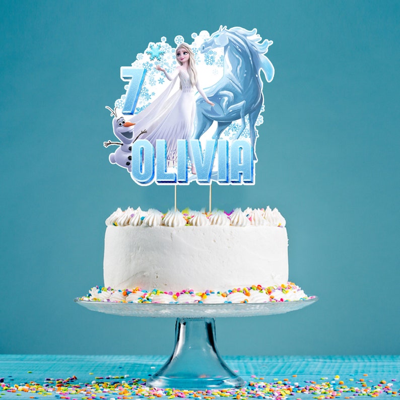 Printable Frozen Elsa Cake Topper Frozen Elsa Birthday Party - Etsy