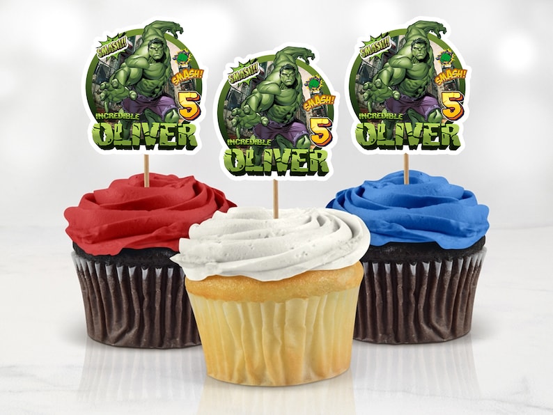 Printable Hulk Cake Topper hulk Birthday Party Cake Topper - Etsy