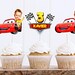 Printable Cars Custom Photo Cupcake Topper Personalised Cars - Etsy