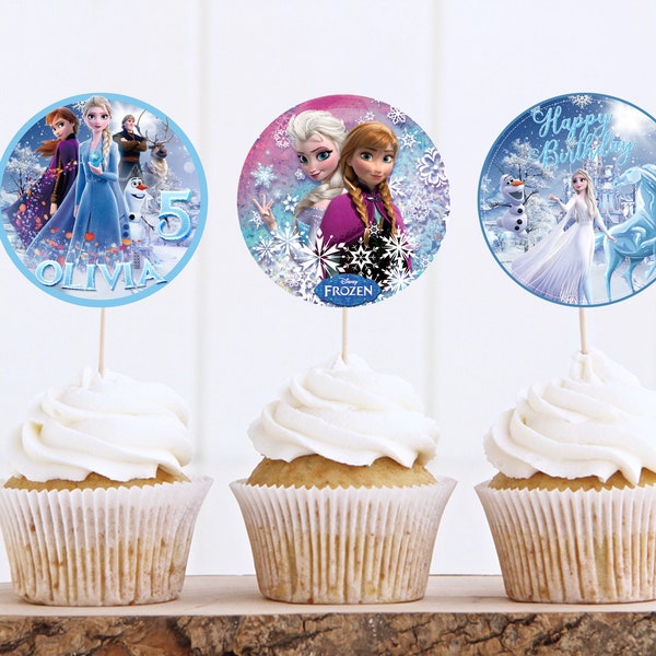 Frozen 5th Birthday Topper - Etsy