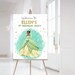 Princess Tiana Birthday Welcome Sign, Princess Tiana Personalized ...