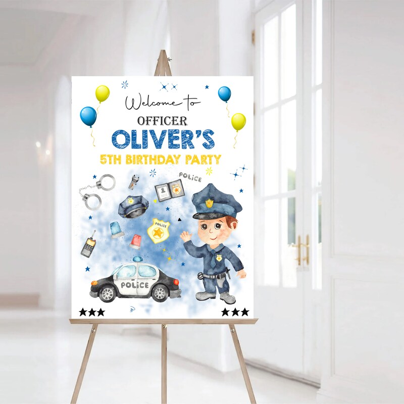 Police Birthday - Etsy