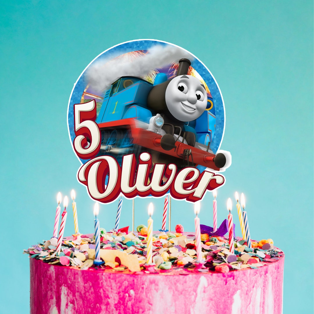 Printable Thomas Birthday Cake Topper, Thomas Party Cake Topper, Thomas ...