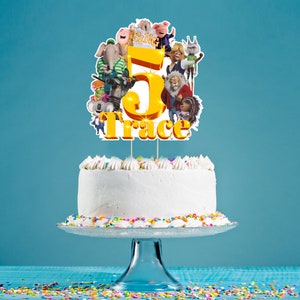 Printable Sing 2 Party Cake Topper,sing 2 Birthday Cake Topper,birthday ...