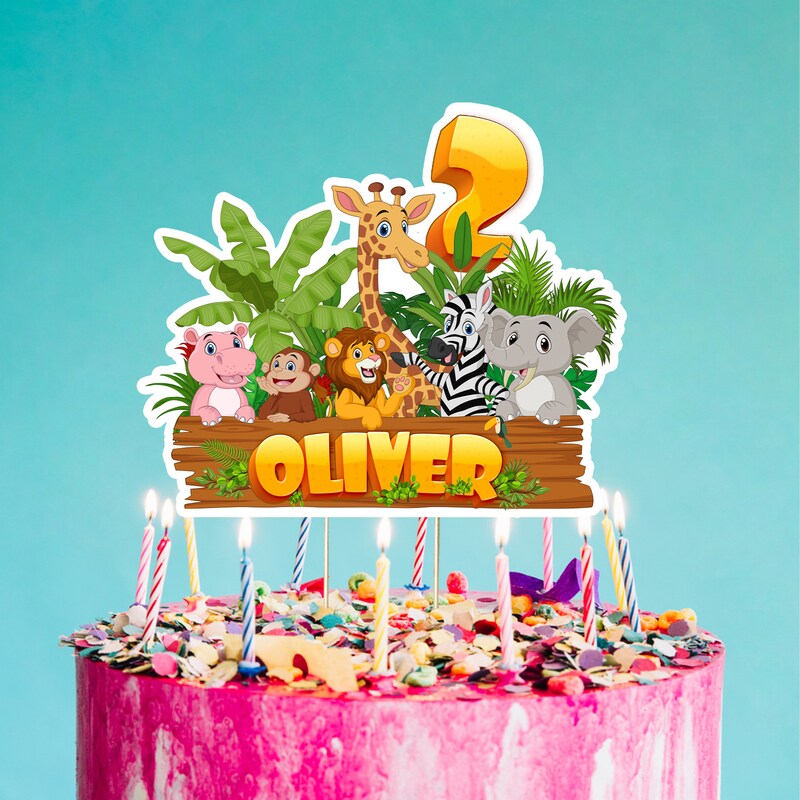 Safari Cake Topper - Etsy
