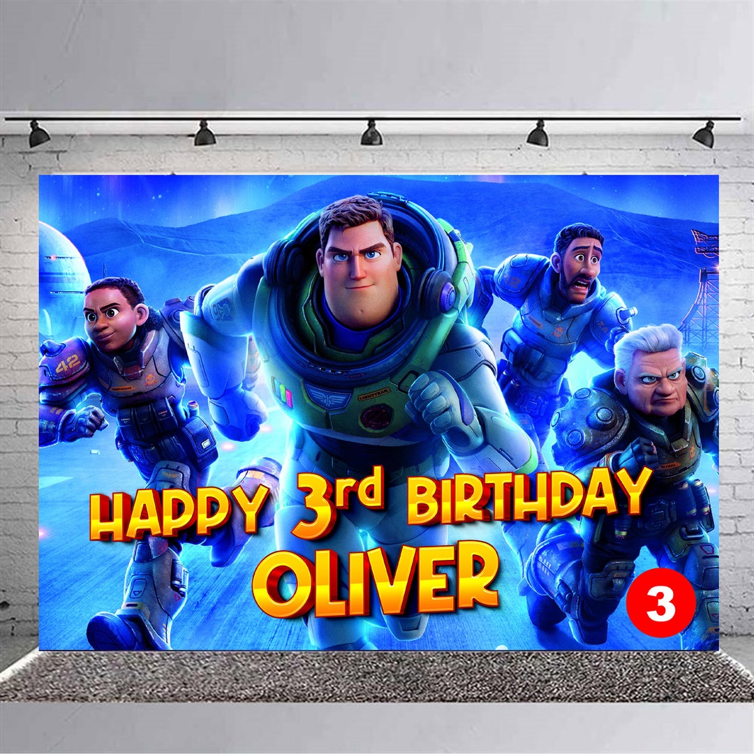 Buzz Lightyear Backdrop,buzz Lightyear Birthday Backdrop,buzz Lightyear ...