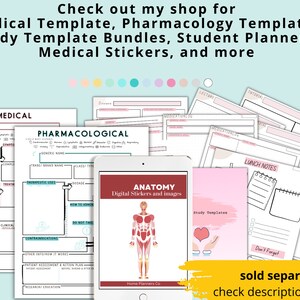 Quick View Study Template, Medical Template, Nursing School Study ...