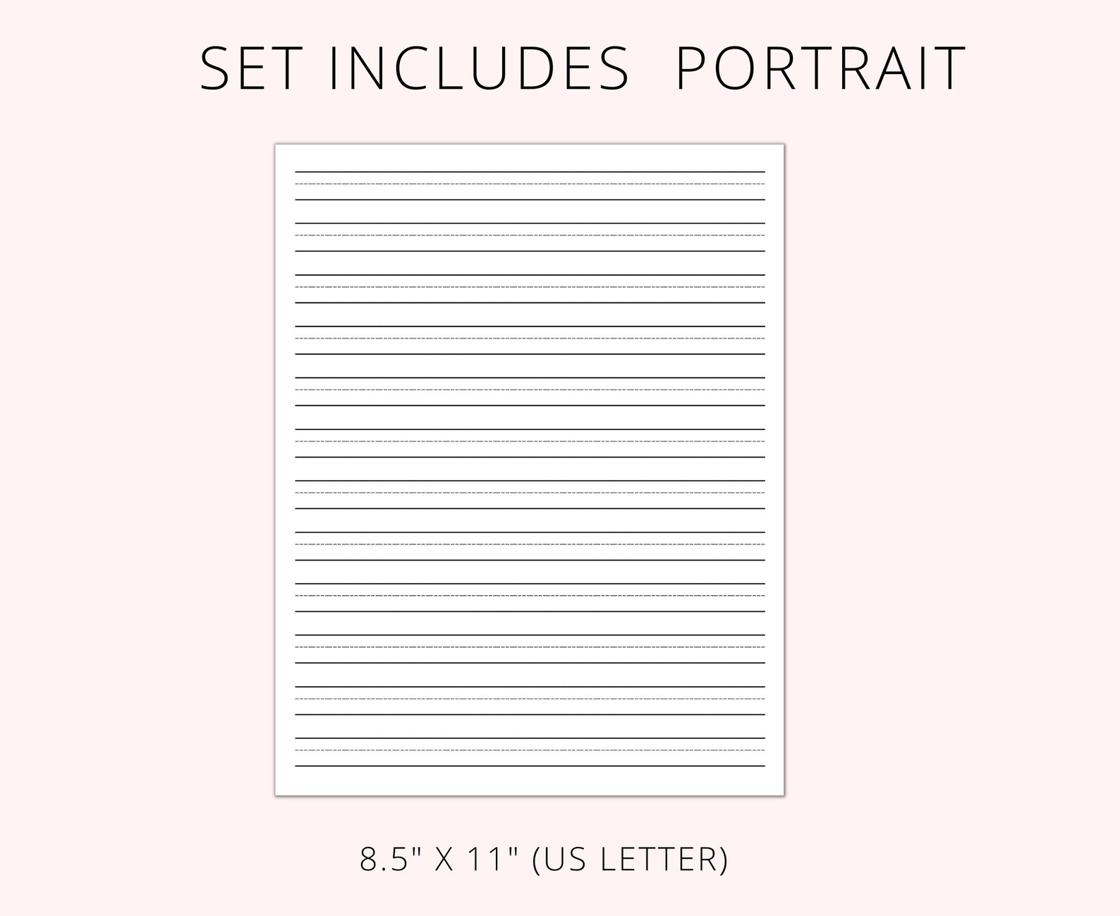 Practice Writing Paper | Handwriting Paper | Handwriting Sheet ...