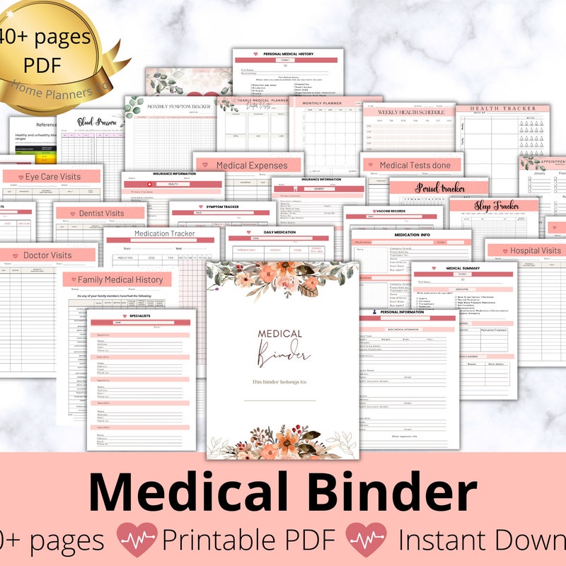 Medical Binder - Etsy