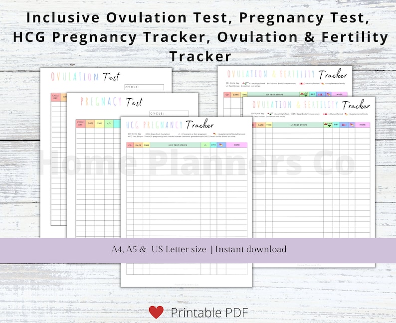Fertility Binder| Fertility Planner| Trying to Conceive Planner ...
